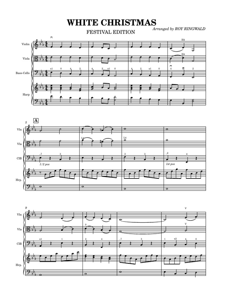 WHITE - CHRISTMAS Score | PDF