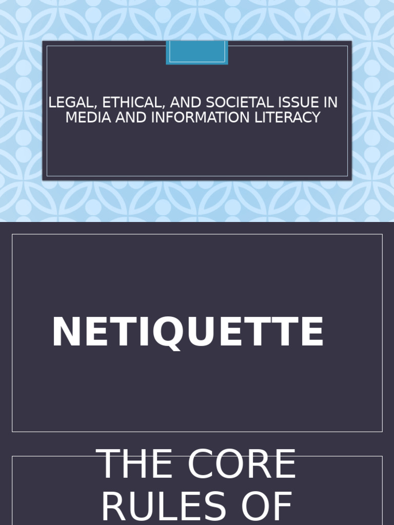 LESSON 12 Netiquette | PDF | Communication | Faq