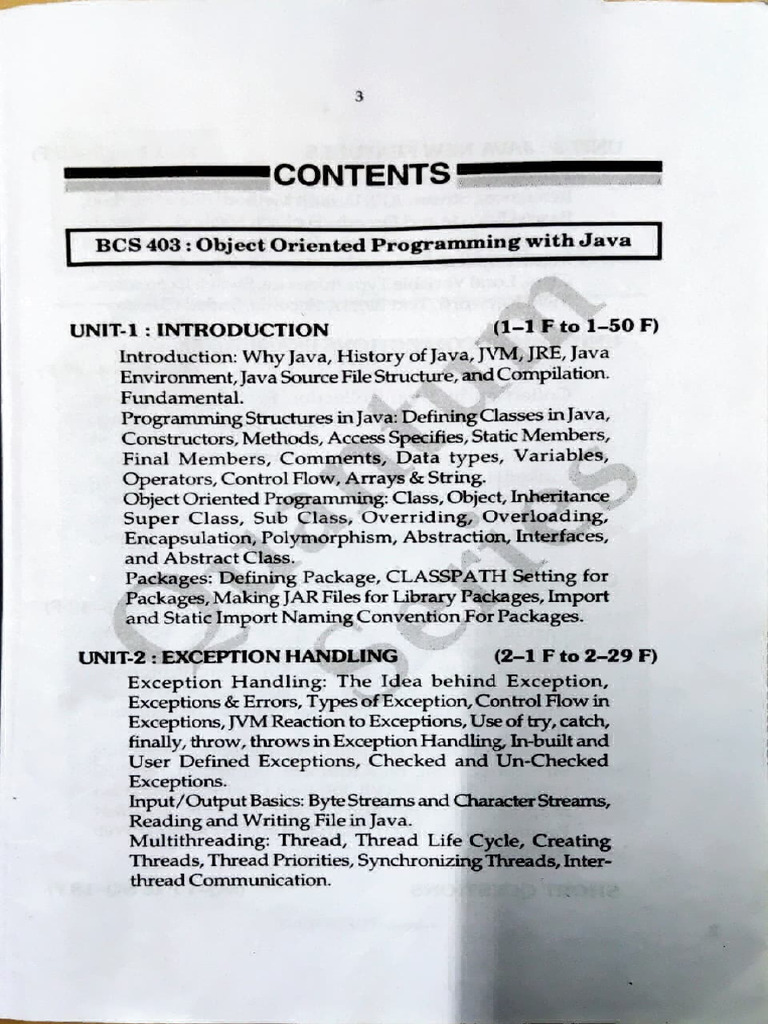 unit 1 java quantum | PDF