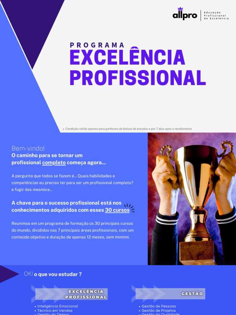 Programa Excelência Profissional 2024 | PDF