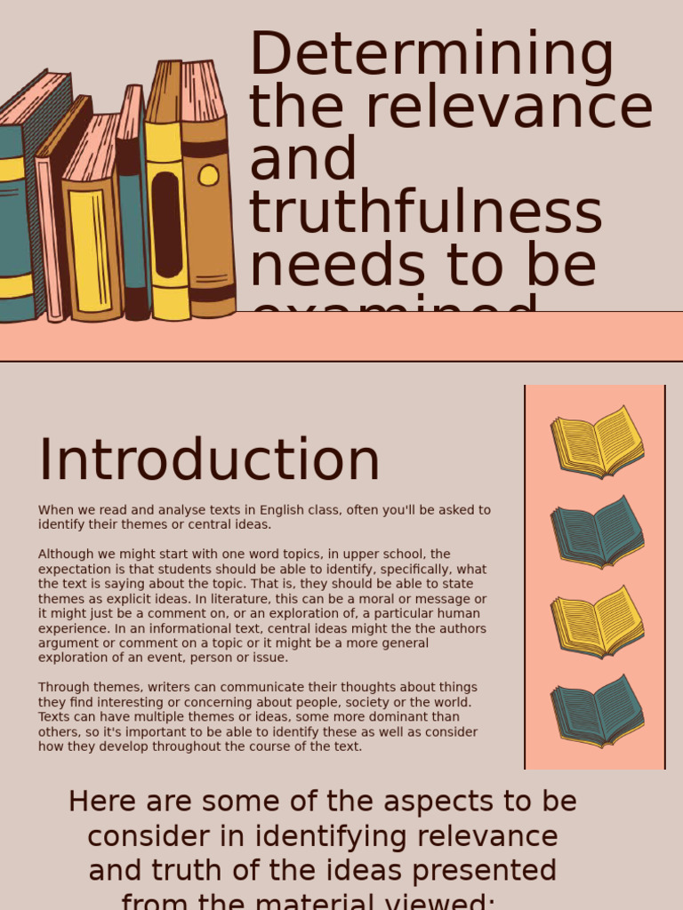 Determining truthfulness | PDF | Truth | Logic