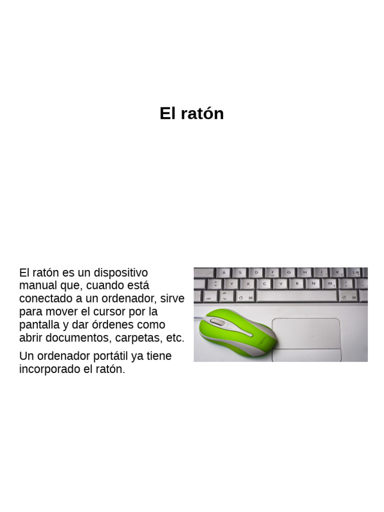 Cómo usar un ratón de ordenador | PDF | Interfaces gráficas de usuario ...