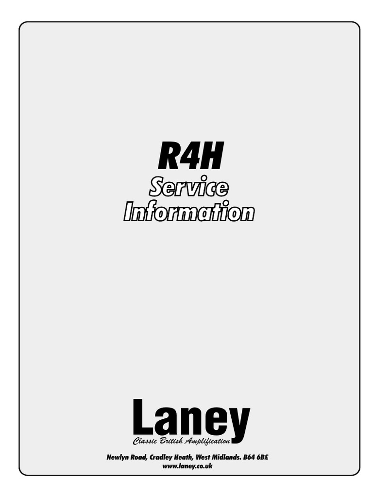 Laney r4h | PDF