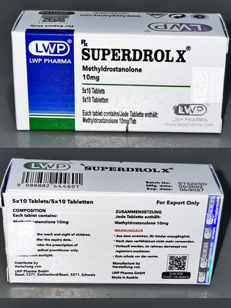 Superdrol LWP 50TBS.10MG Exp2027 | PDF