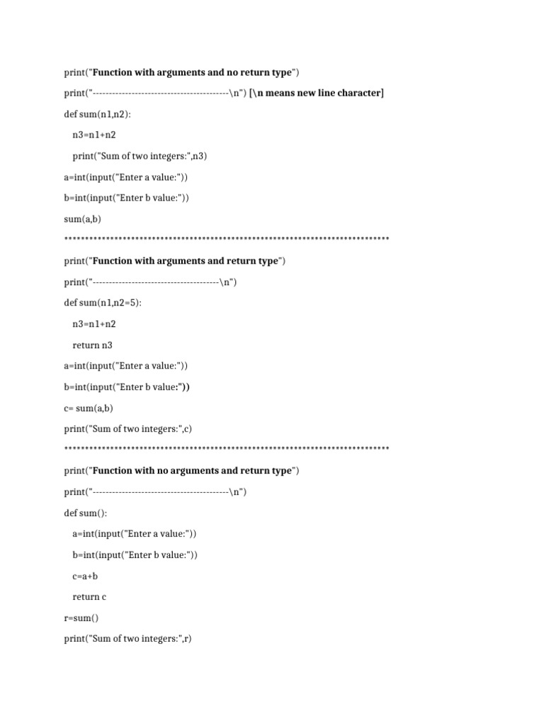 Functions and swapping | PDF