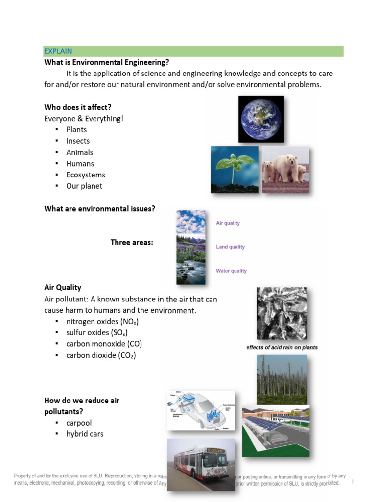 Explain Module 11 Environmental Engineering | PDF | Air Pollution ...