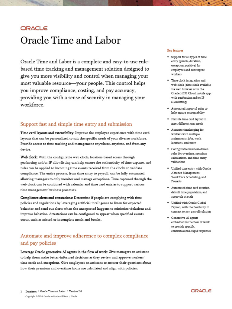 time-and-labor-dsjj | PDF | Employment | Artificial Intelligence