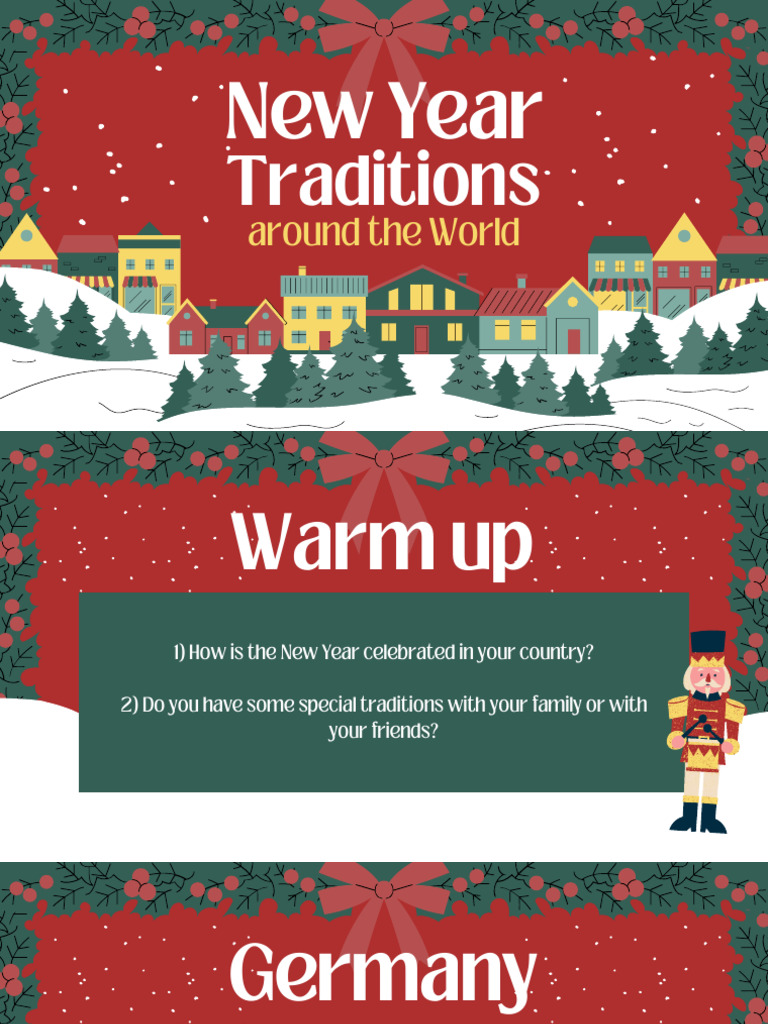 New Year around the world | PDF | Christmas | Christmas Traditions