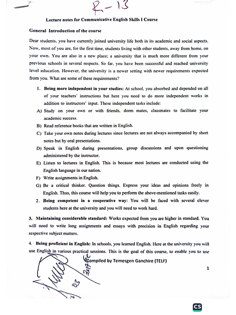 English Handout - 241213 - 092836 | PDF