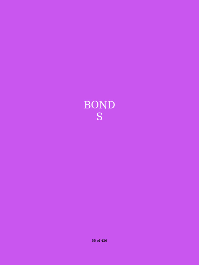 Bonds - ICON | PDF