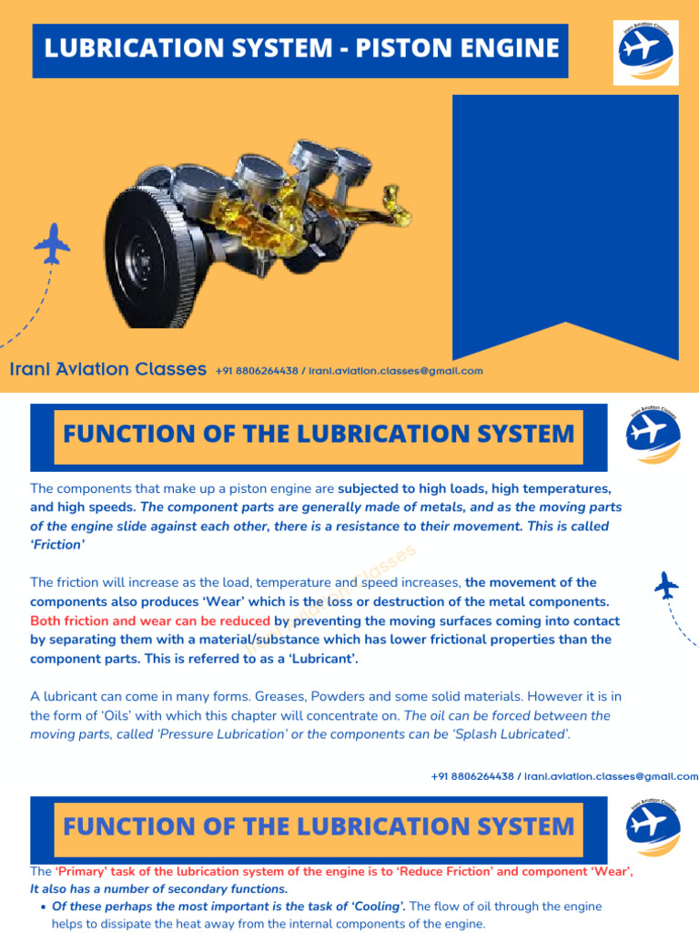 Lubrication System | PDF | Pump | Friction