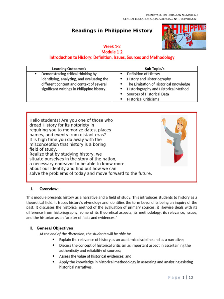 Week-1-2-Module-1-2-Introduction-to-History-Definition-Issues-Sources ...
