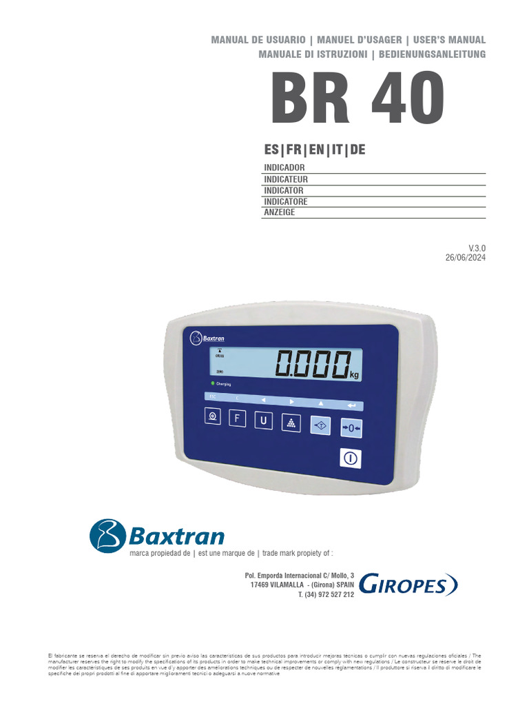 br40-user-guide-multilanguage | PDF | Bienes manufacturados | Electrónica