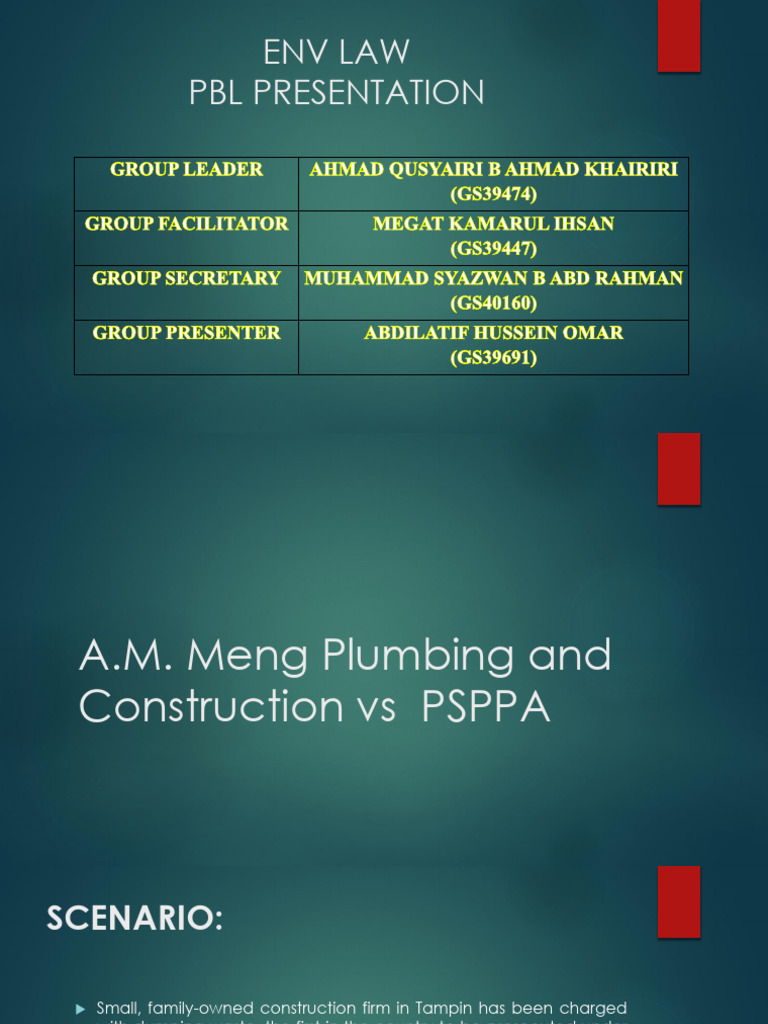 A.M. Meng Plumbing and Construction Vs PSPPA | PDF | Waste Management ...