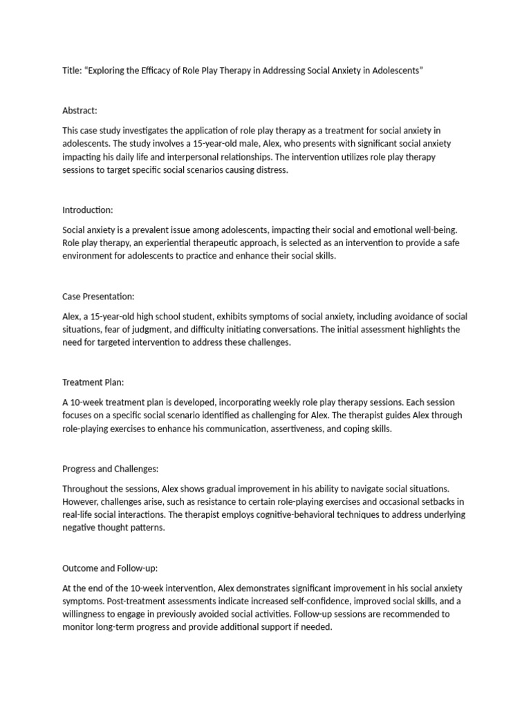 Document | PDF | Psychotherapy | Play Therapy