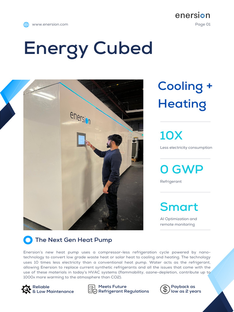 Energy Cubed Technical Overview 5 | PDF | Cogeneration | Adsorption