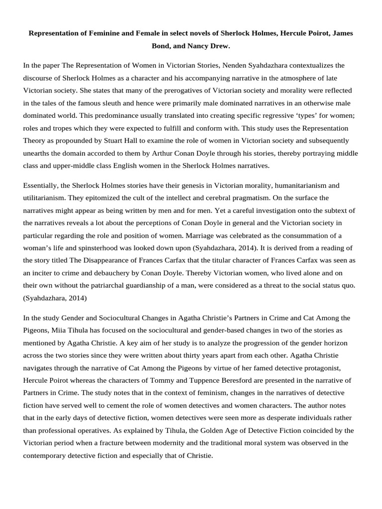 Academic Writing Sample #2 | PDF | Detective Fiction | Agatha Christie