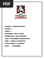 Creative Arts Term 2 Dance and Drama Exam Paper 2025 | PDF | Dances ...