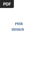 Typical Design Calculations of Pier | PDF | Deep Foundation | Applied ...