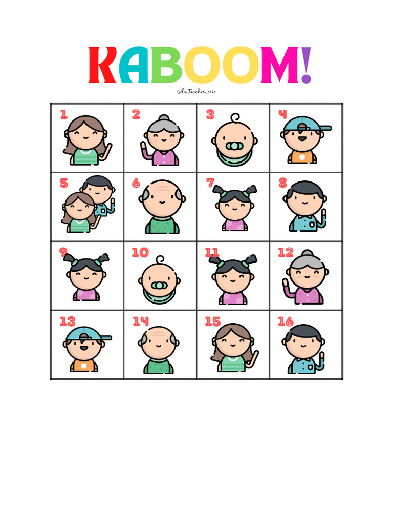 Kaboom Family | PDF