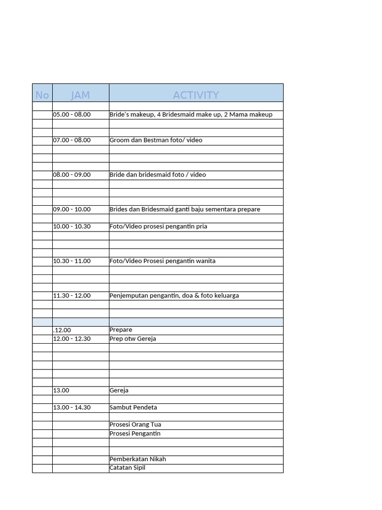 Rundown Gery Angel 24 Agustus 2024 | PDF