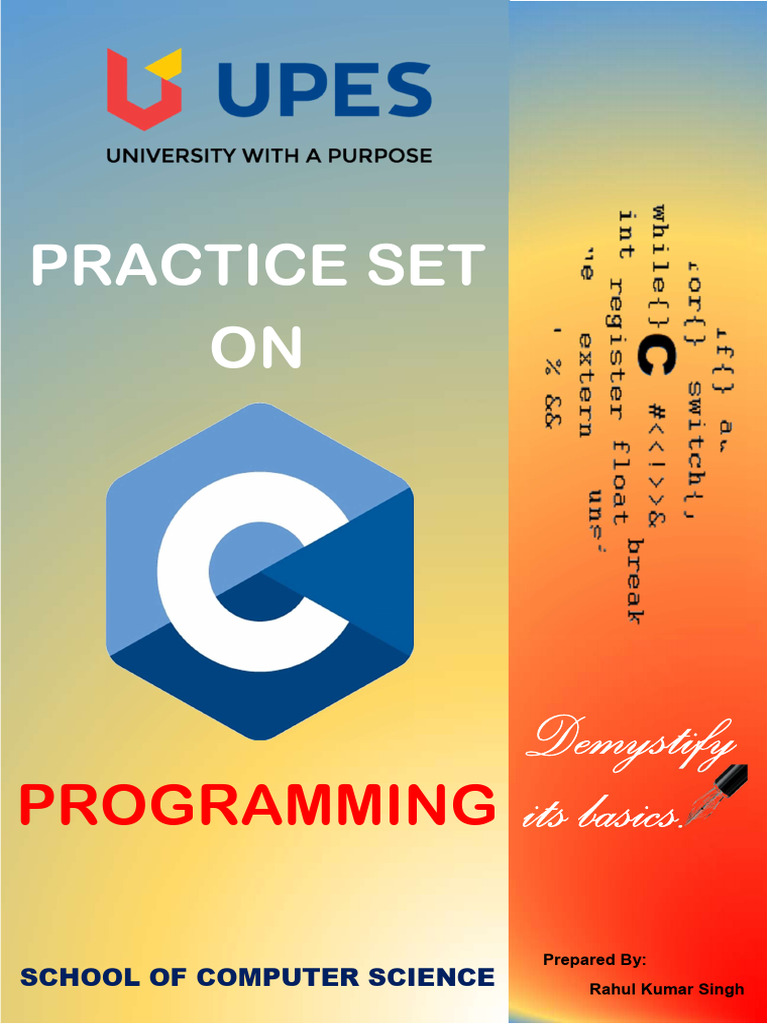 C Programming Mcq Operator Pdf C Programming Language Integer