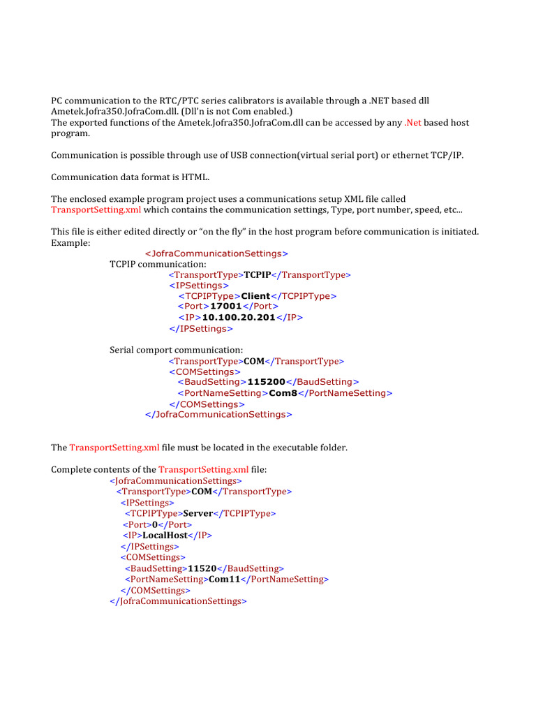 RTC/PTC Calibrator Protocol Guide | PDF | Internet Protocol Suite | Network Protocols