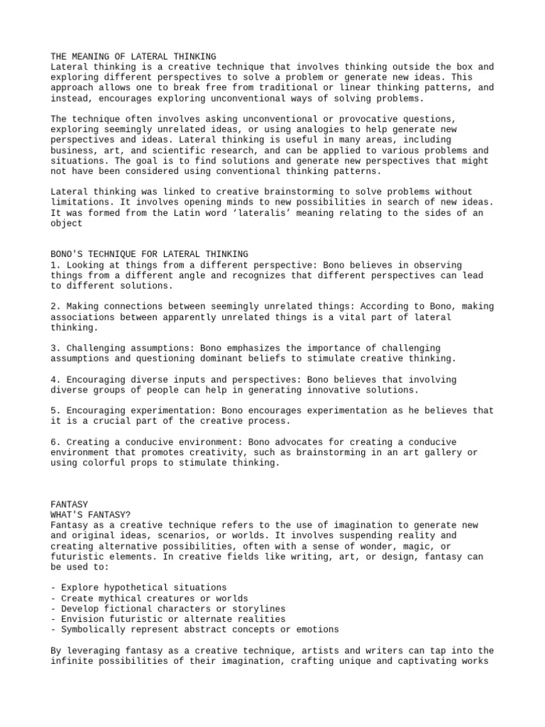 Explanation To Some Part of The Work | PDF | Thought | Unconscious Mind