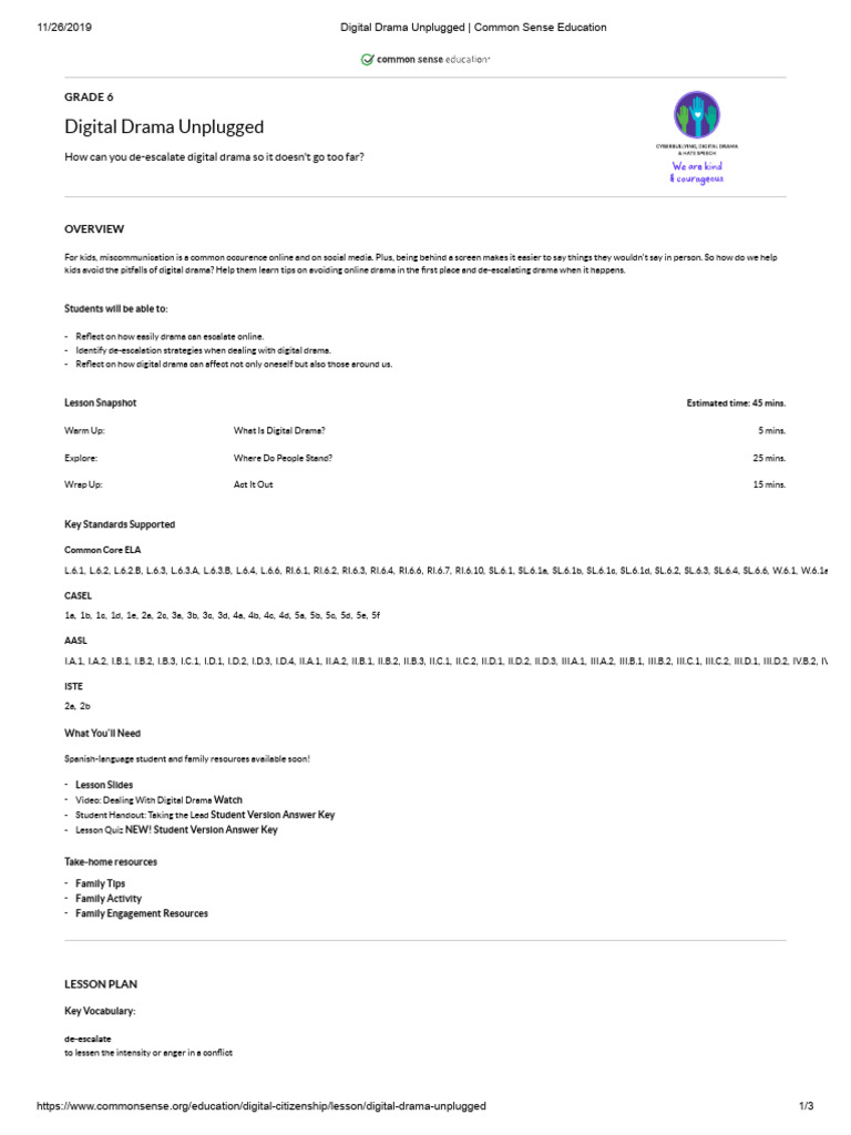 6 Digital Drama Unplugged | PDF | Psychological Concepts | Psychology