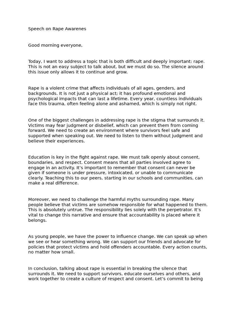 English Speech | PDF