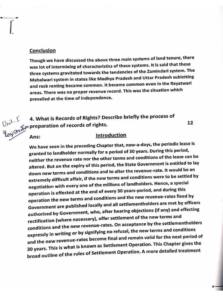Assam Land Law-1 | PDF