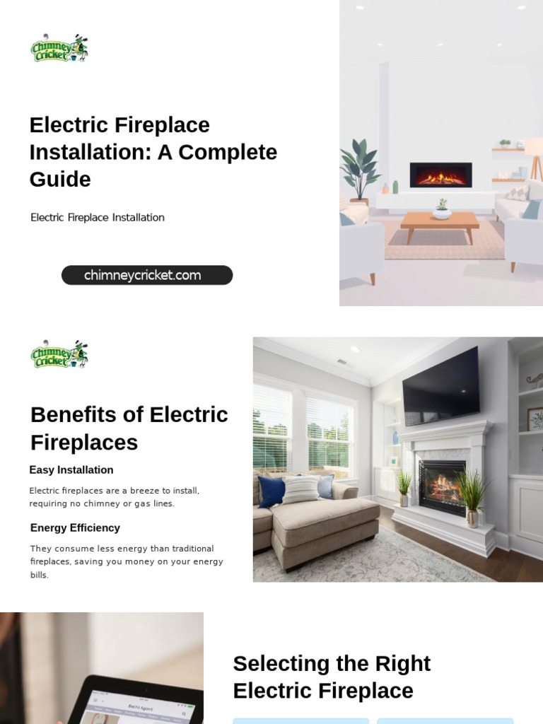 Electric Fireplace Installation | PDF