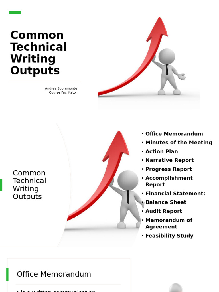 Common Technical Writing Outputs - ENG 1 | PDF | Balance Sheet | Equity ...
