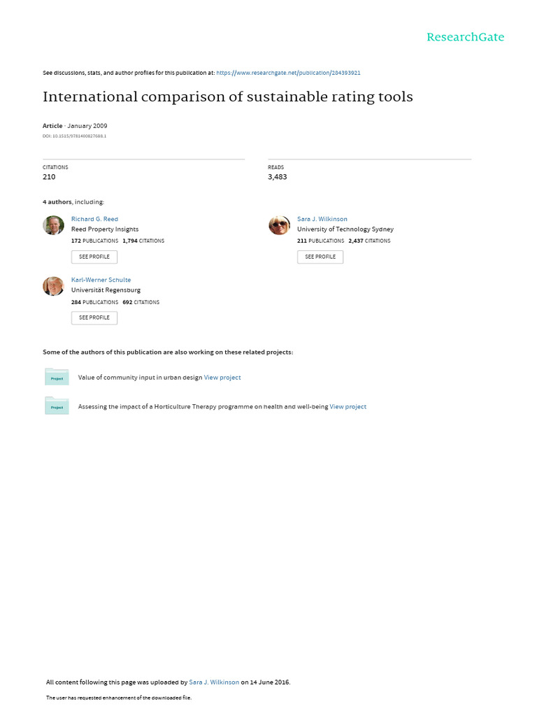 Reed Et Al. - 2009 - International Comparison of Sustainable Rating Too ...