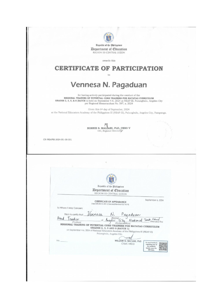 Regional Training | PDF