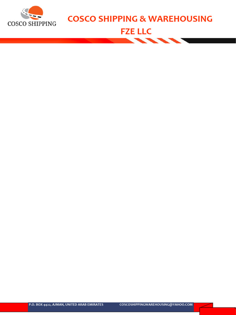 Cosco Letterhead | PDF