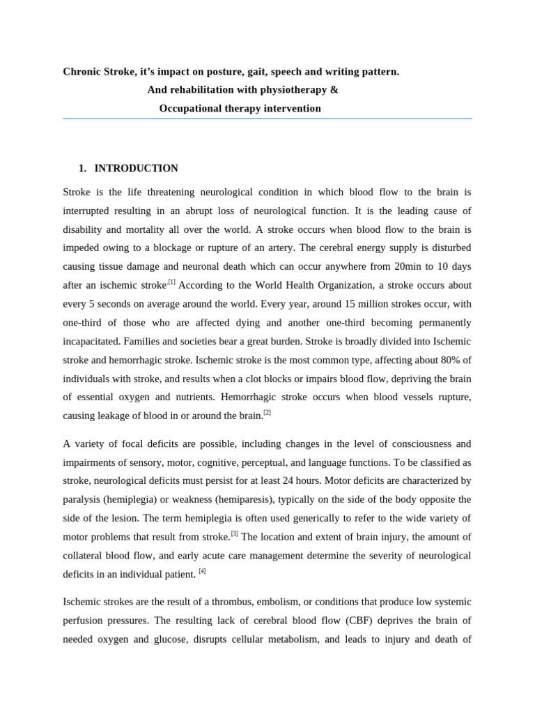 Stroke - Case Study 25 May | PDF | Stroke | Ischemia