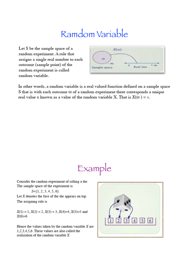 Intro to Random Variables | PDF | Random Variable | Probability ...