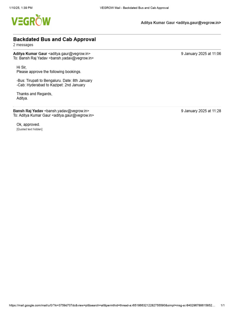 Cab and Bus Approval | PDF