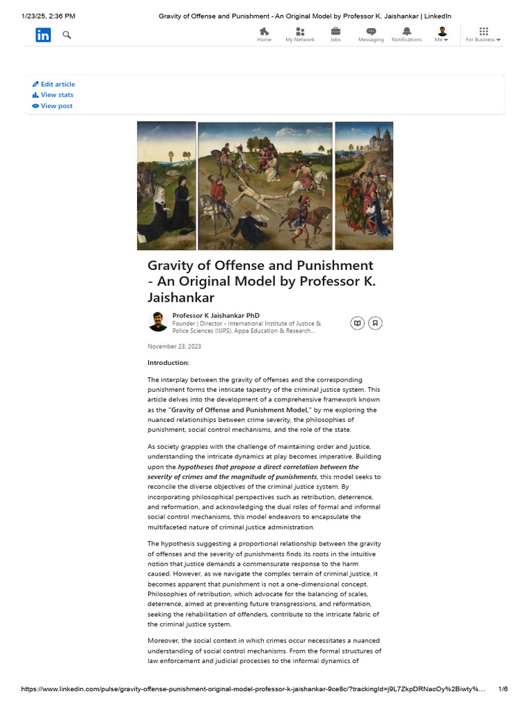 Gravity of Offense Model Explained | PDF | Crime & Violence | Crimes