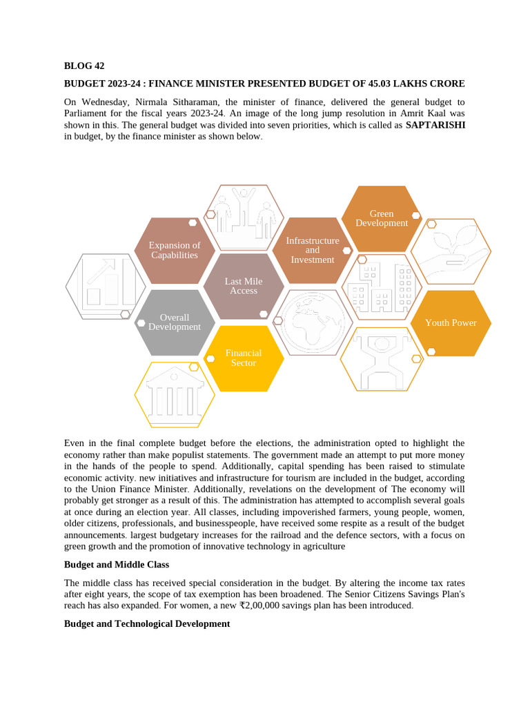 BLOG 42 | PDF | Budget | Government Budget Balance