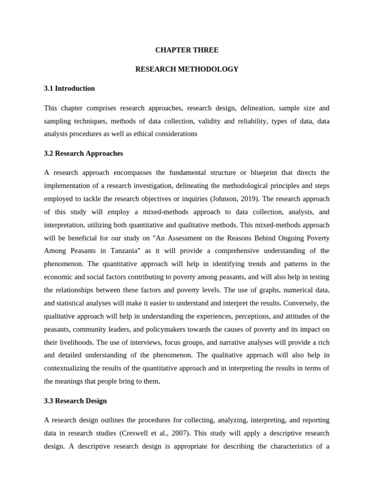 CHAPTER THREE EDES | PDF | Sampling (Statistics) | Quantitative Research