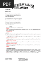 Holy Mass Guide (Tagalog Edition) | PDF