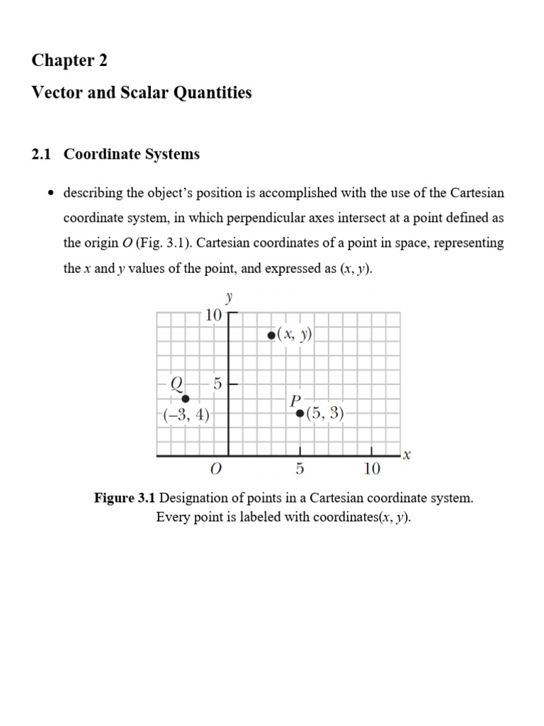 Chapter 2[1] | PDF | Euclidean Vector | Velocity