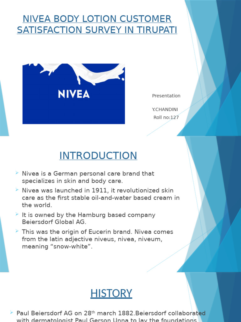 Nivea Customer Satisfaction Survey in Tirupati | PDF | Chi Squared Test ...
