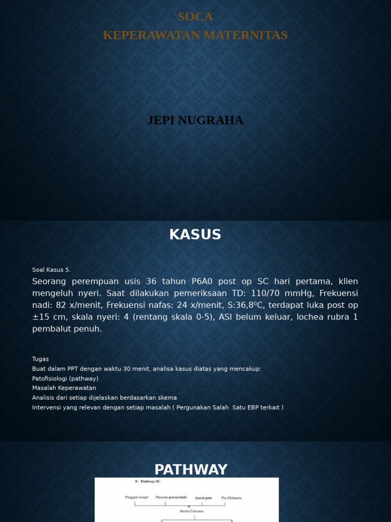 SOCA Maternitas - JEPI NUGRAHA | PDF