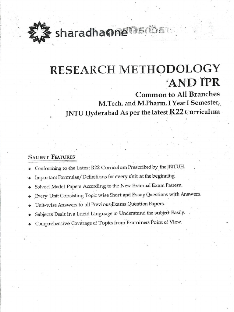Research Methodology and IPR | PDF