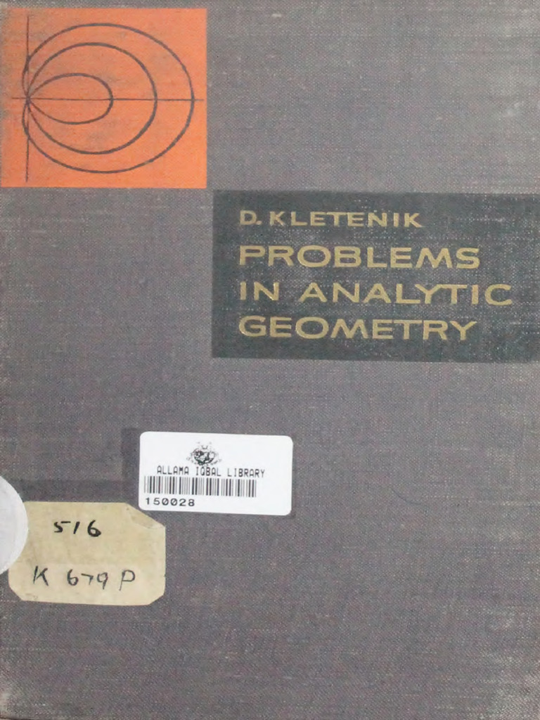 285636-Problems in Analytic Geometry - Text | PDF | Cartesian ...
