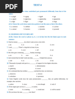 Remedial English Unit 1 Exam PDF | PDF