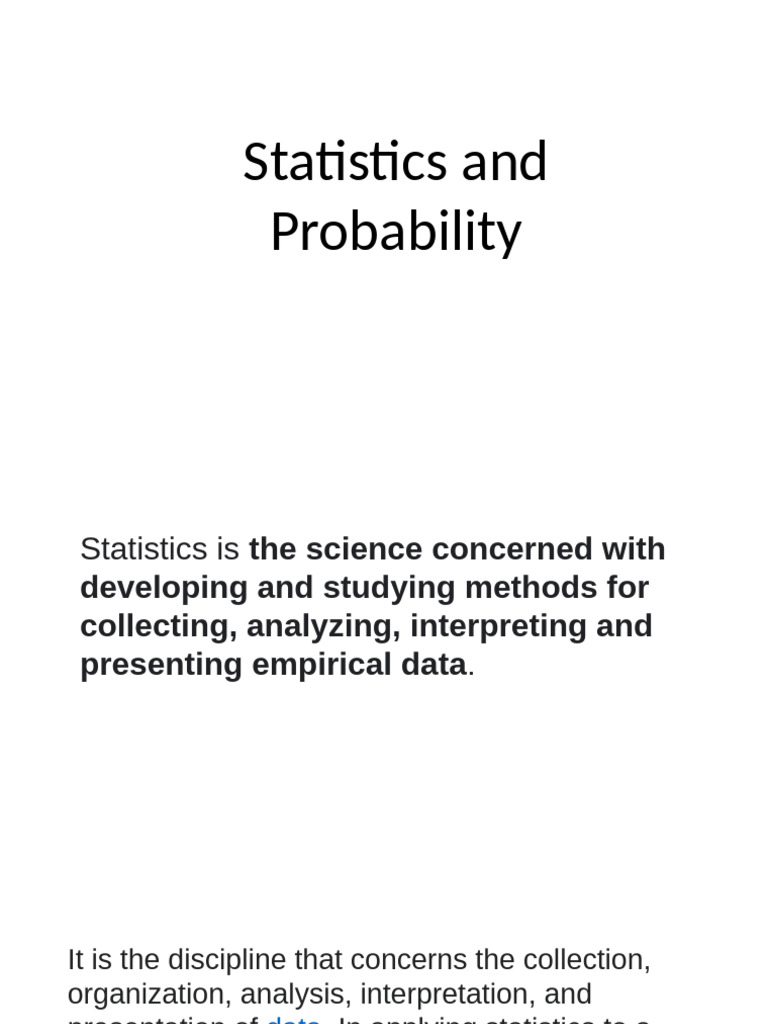 Understanding Statistics and Probability | PDF | Statistics ...